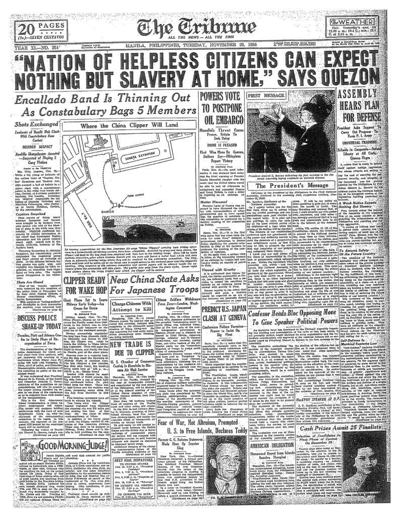 Sources on, and Accounts of, Past SONAs – Manuel L. Quezon III