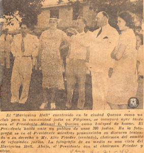 Jewish Refugees and the Philippines: A Timeline – Manuel L. Quezon III