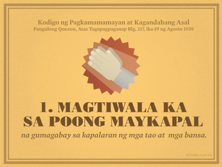 Code of Citizenship and Ethics: 1939 – Manuel L. Quezon III