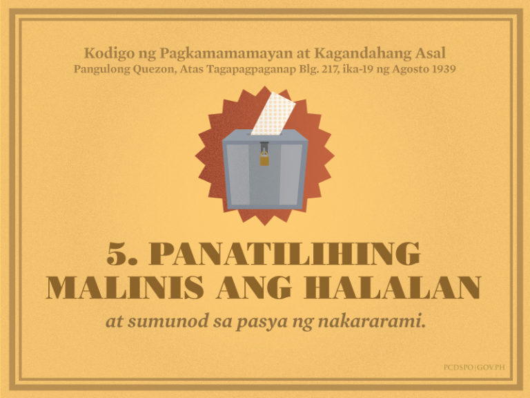 Code of Citizenship and Ethics: 1939 – Manuel L. Quezon III