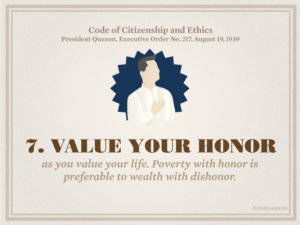 Code of Citizenship and Ethics: 1939 – Manuel L. Quezon III