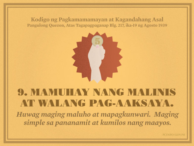 Code of Citizenship and Ethics: 1939 – Manuel L. Quezon III