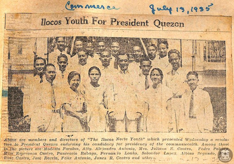 From Campaign to Reconcilation: A Timeline, 1931-1941 – Manuel L ...